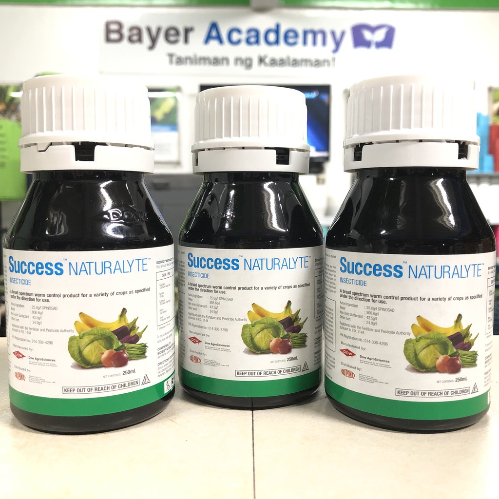 SUCCESS NATURALYTE SPINOSAD BIO INSECTICIDE (SOLD PER 250mL) | Lazada PH