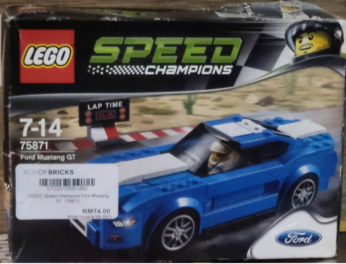 LEGO 75871 Speed Champions Ford Mustang GT Building Set | Lazada PH