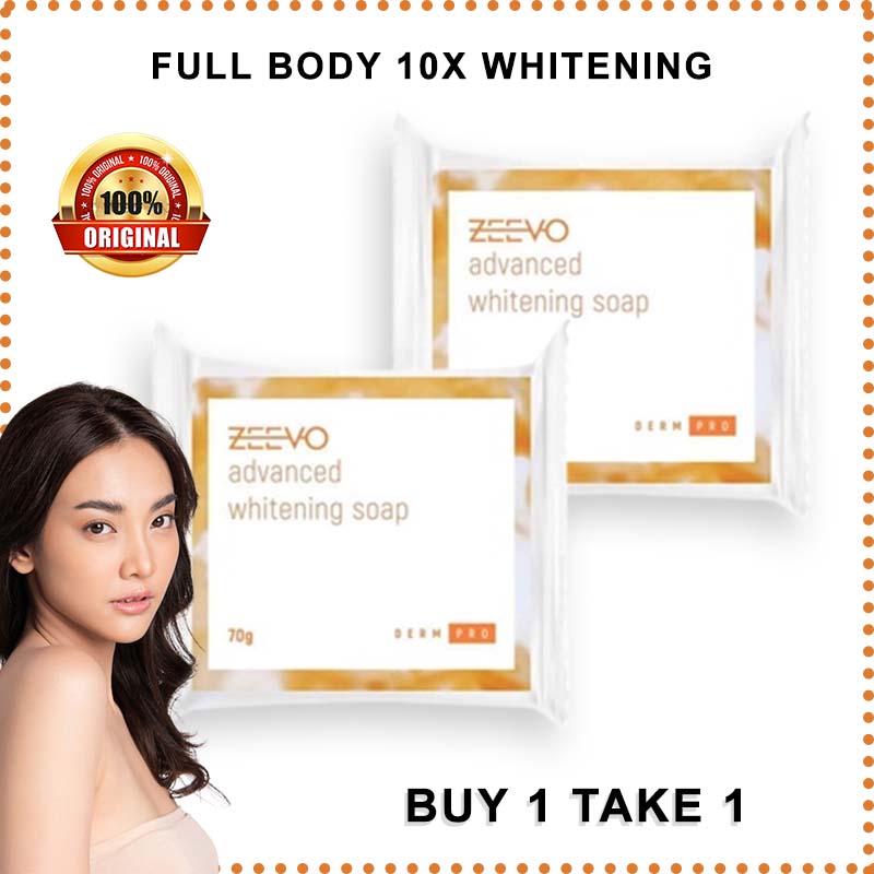 BUY 1 TAKE 1 ZEEVO Advanced Whitening Soap 70g | Lazada PH