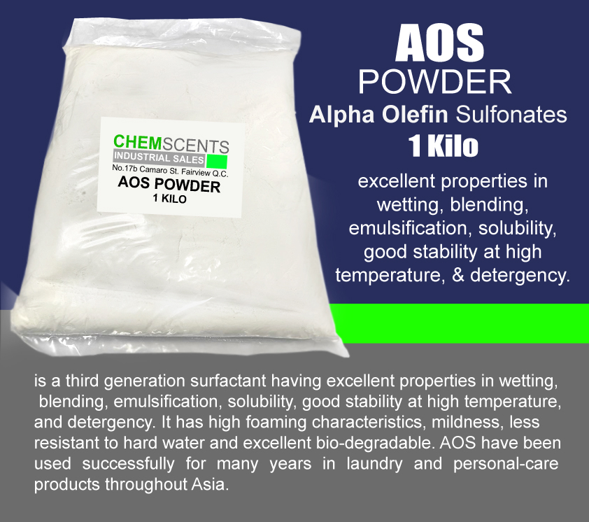 AOS POWDER FOAM BOOSTER 1 KILO FOR WETTING BENDING EMULSIFICATION ...