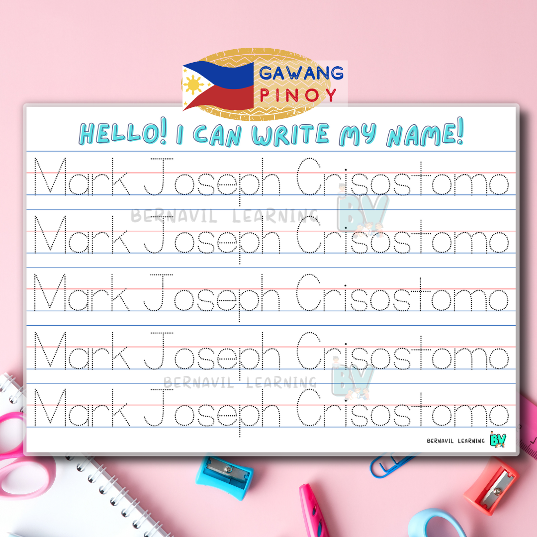 Name Tracing Guide | Cursive Alphabet Tracing | Laminated Name Tracing ...