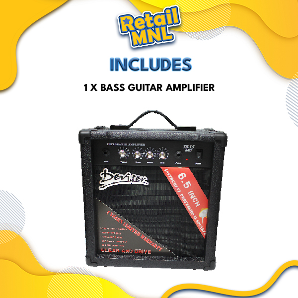 Retailmnl RC MUSIC by Deviser TB-15 Bass Guitar Amplifier 15W For Bass Guitar | Lazada PH