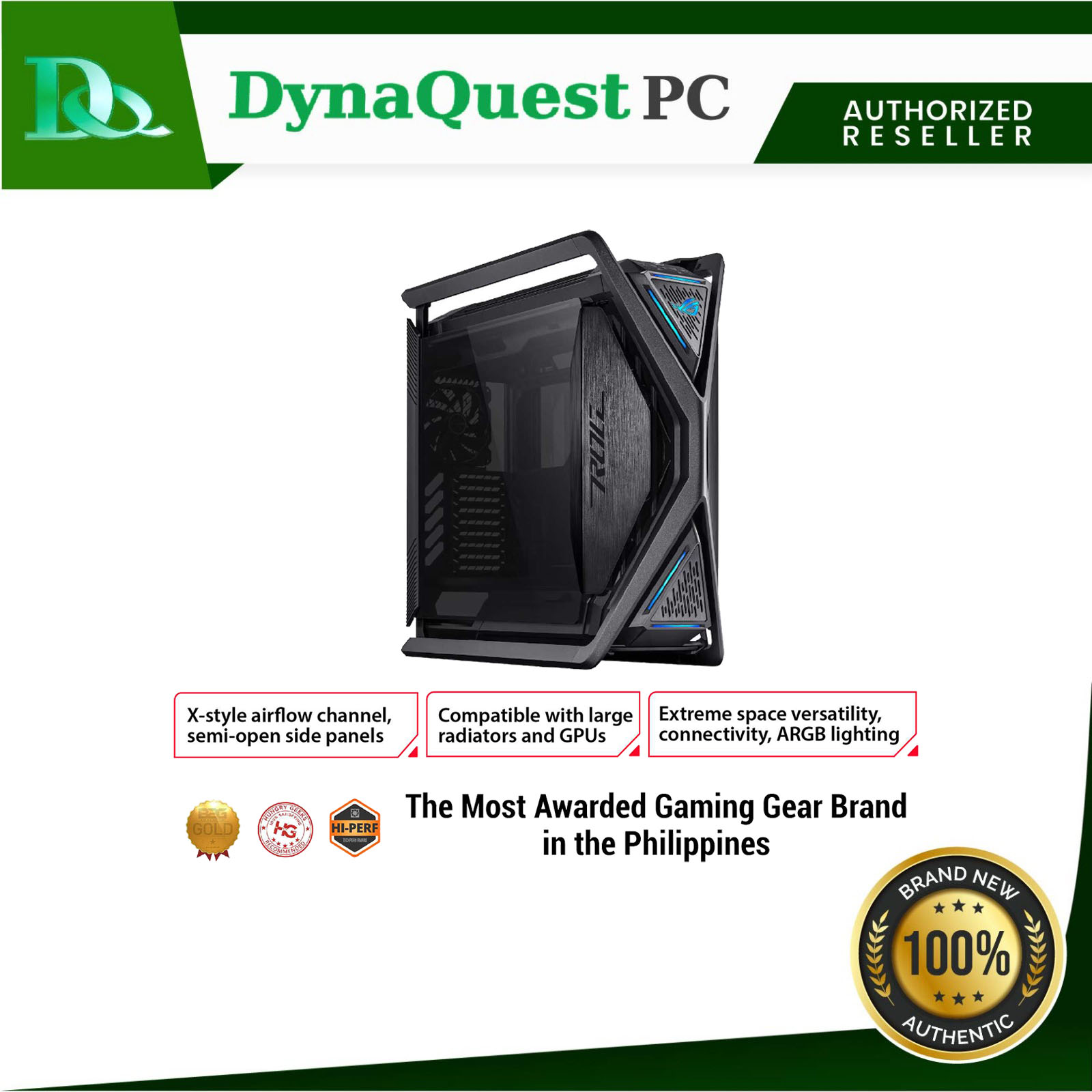 Asus ROG Strix GR701 Hyperion E-ATX Black Casing | Lazada PH