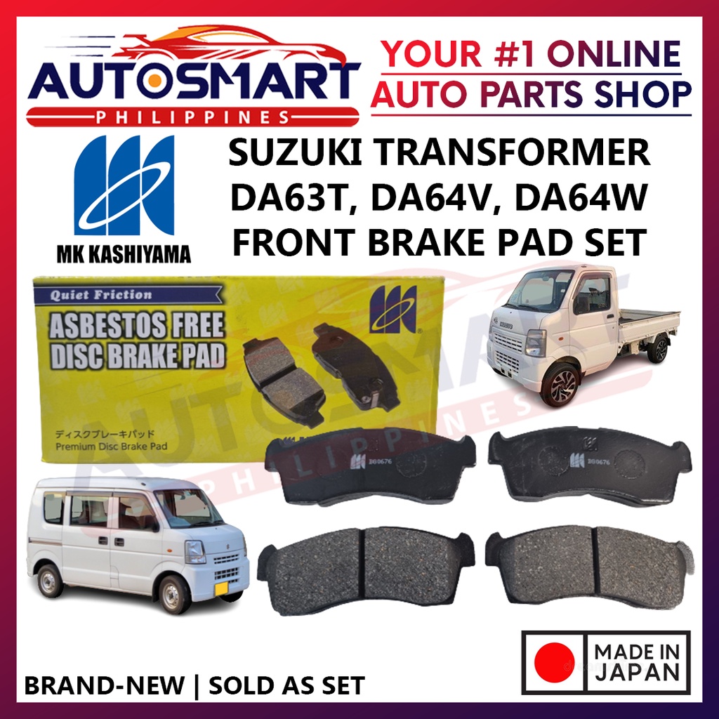 MK Kashiyama: Suzuki Transformer DA63T, DA64V, DA64W Front Brake Pad ...
