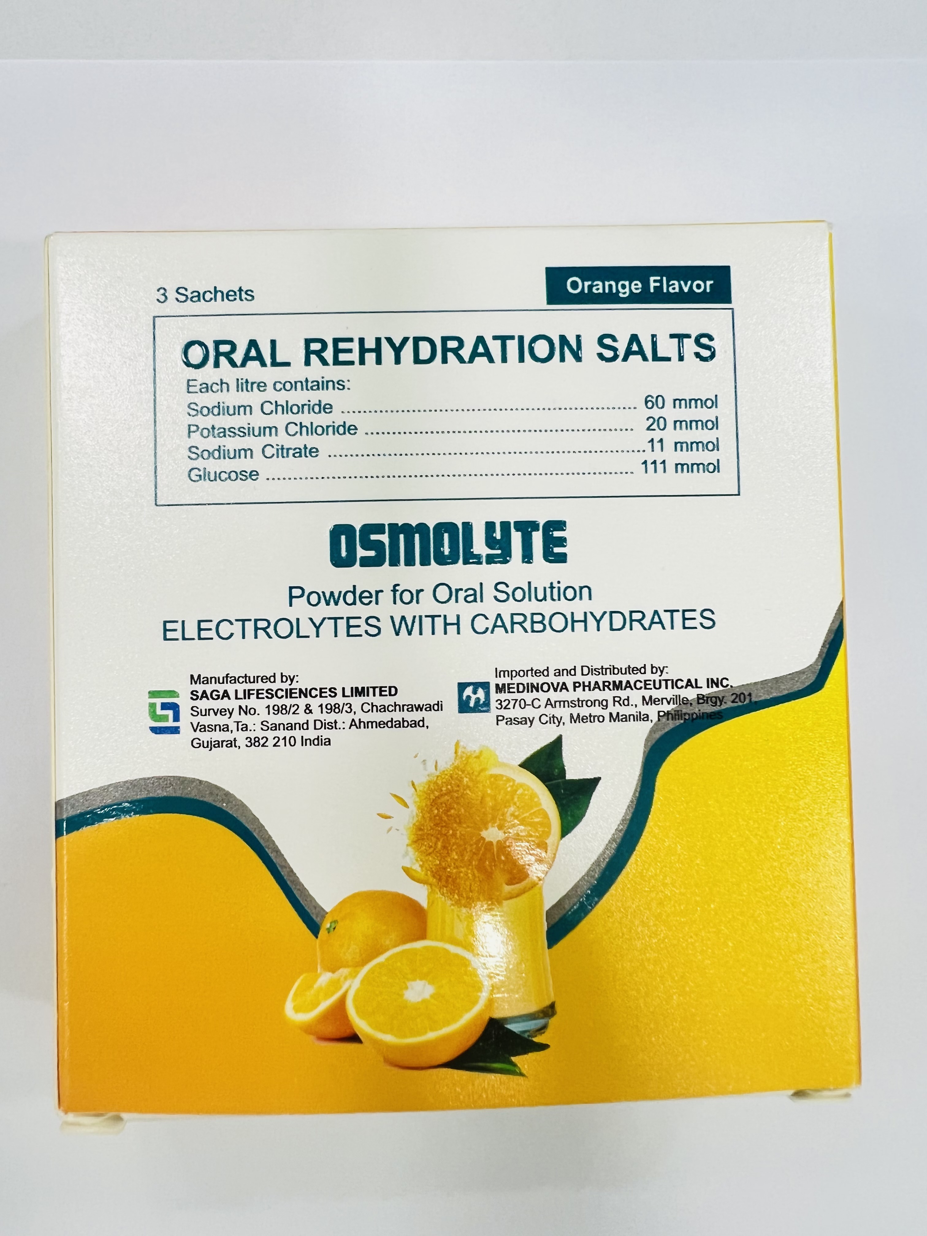 OSMOLYTE Oral Rehydration salt powder for oral solution EXPIRATION DATE ...
