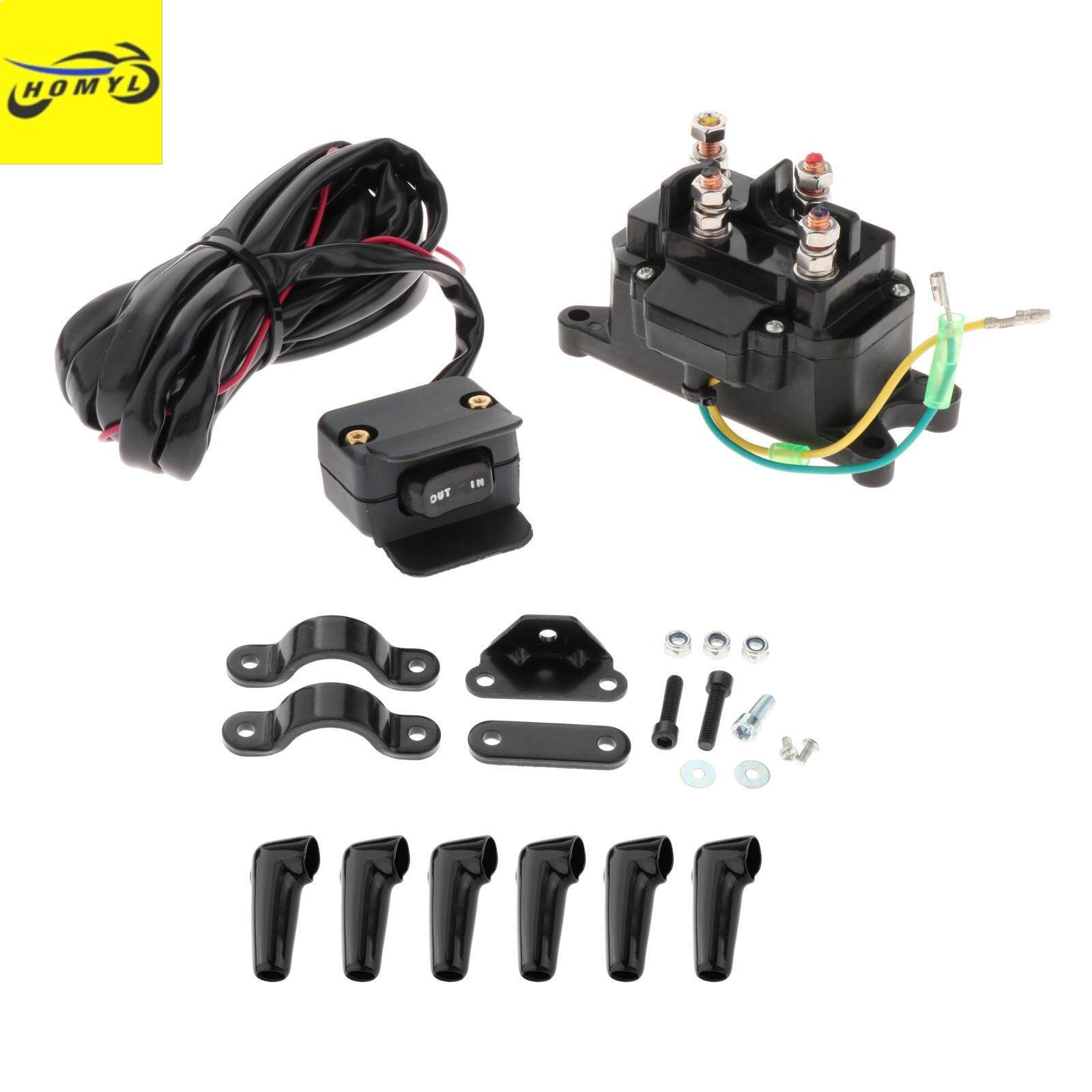 Homyl 12V Winch Contactor with Mounting Bracket Heavy Duty 2875714 ...