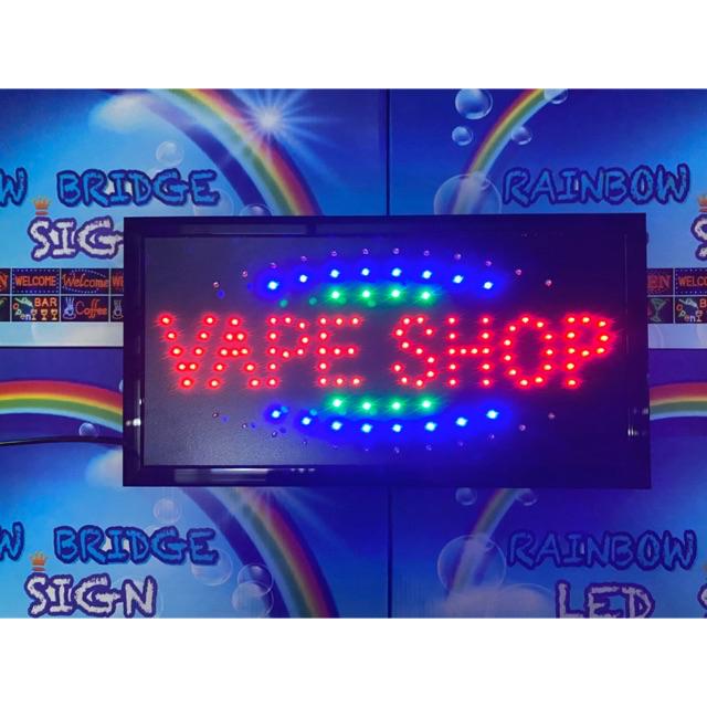 VAPE SHOP - RAINBOW BRIDGE LED SIGNAGE (New-Small) #SIZE: W48cm #881 ...