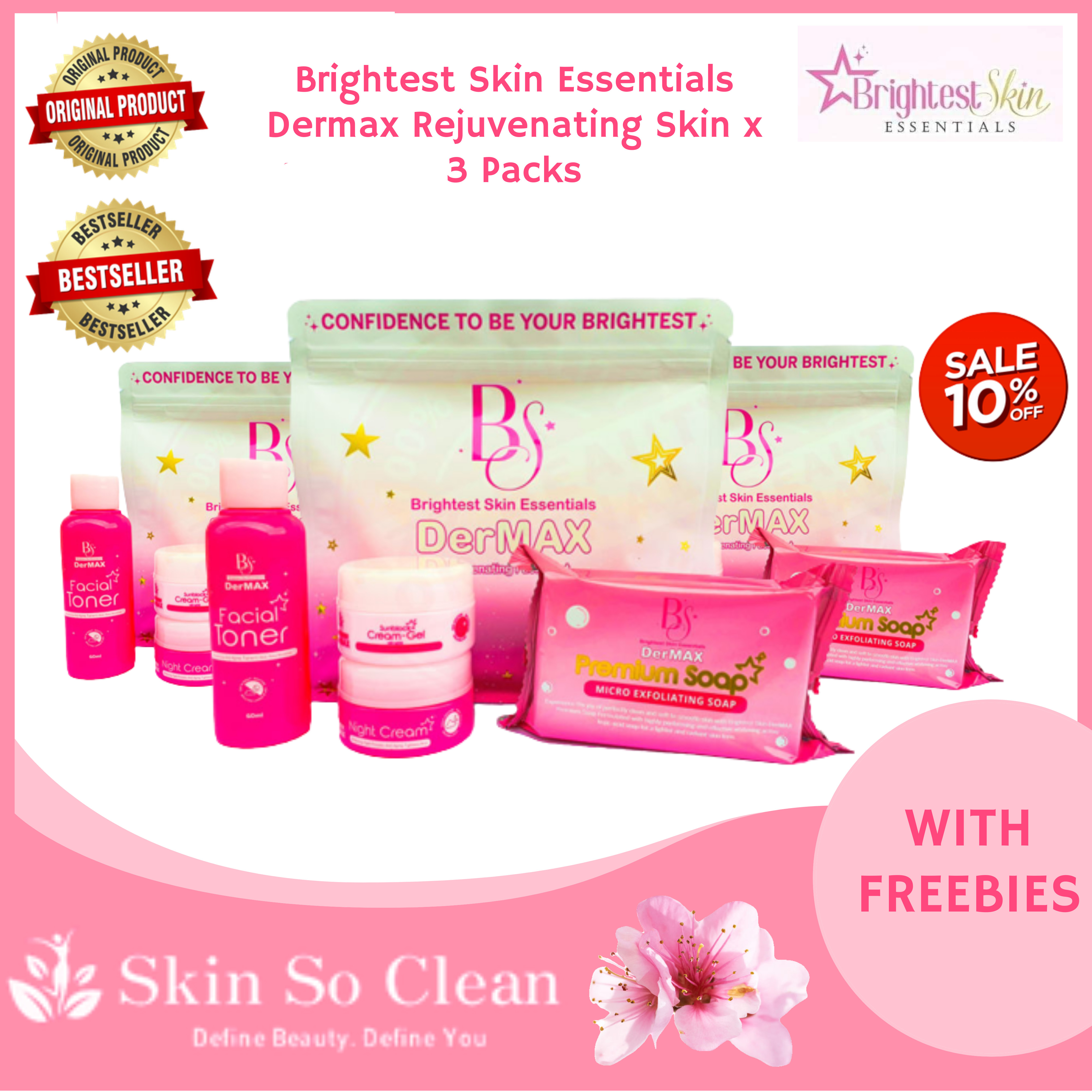 Skin So Clean Brightest Skin Essentials DerMAX Rejuv Set | Lazada PH