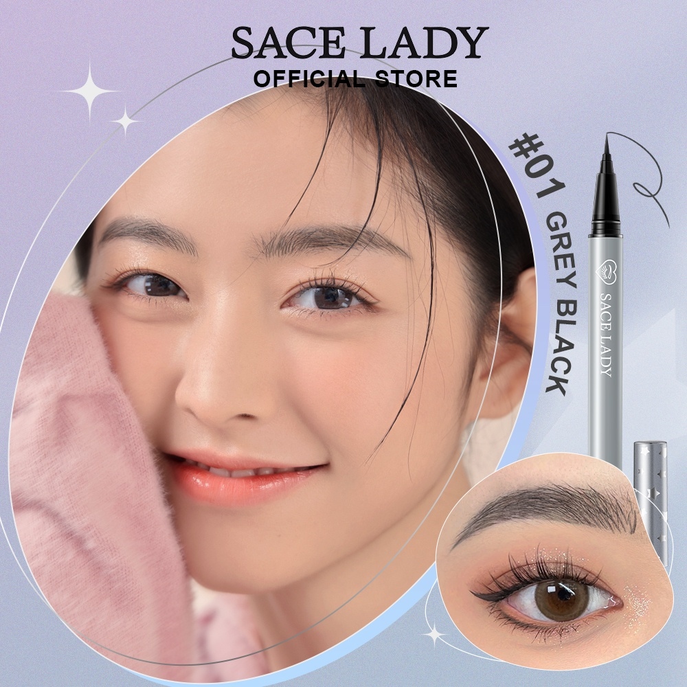 SACE LADY Liquid Brow Pencil Waterproof Long Lasting Eyebrow [ Ultra ...