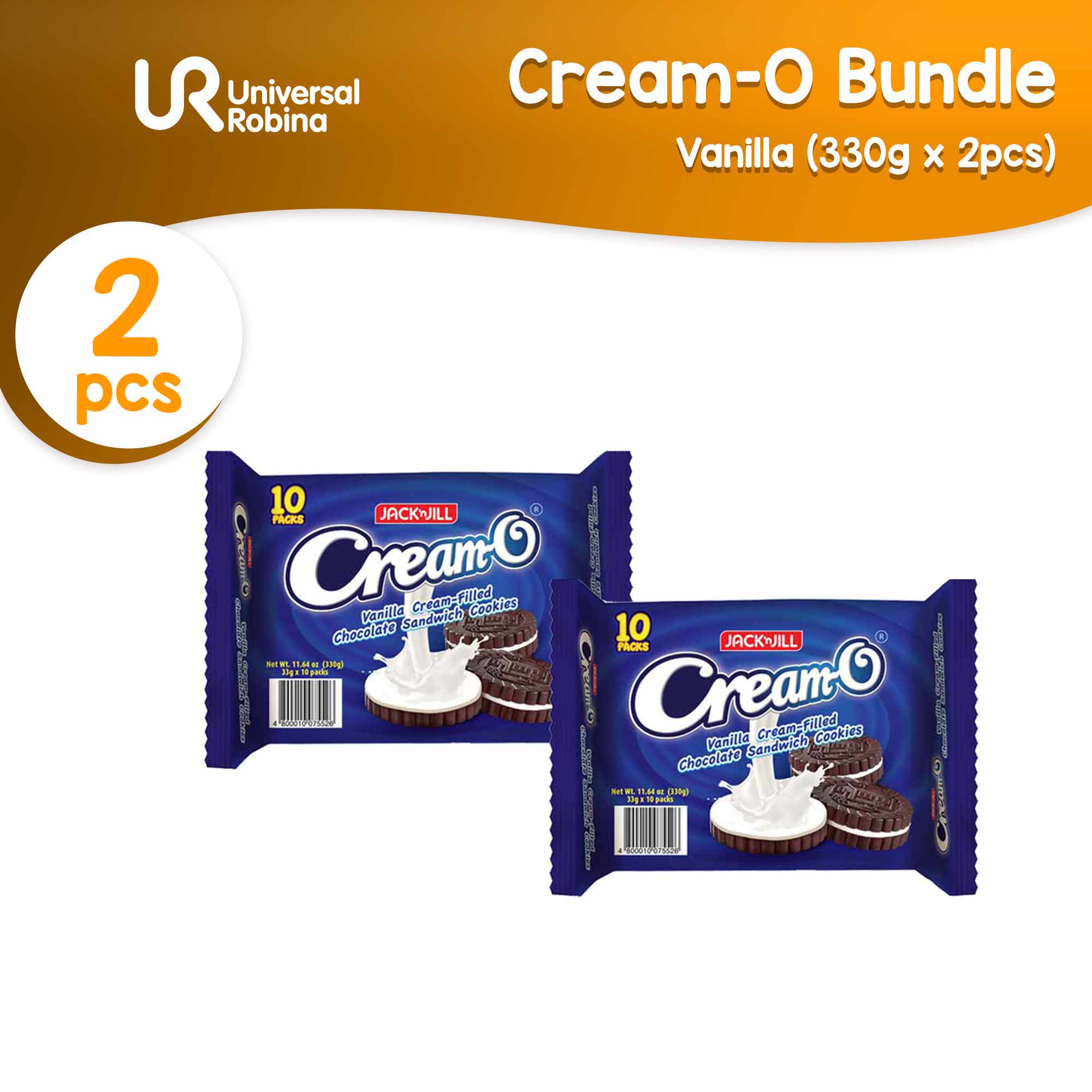 2 x Cream-O Vanilla (33g x 10) | Lazada PH
