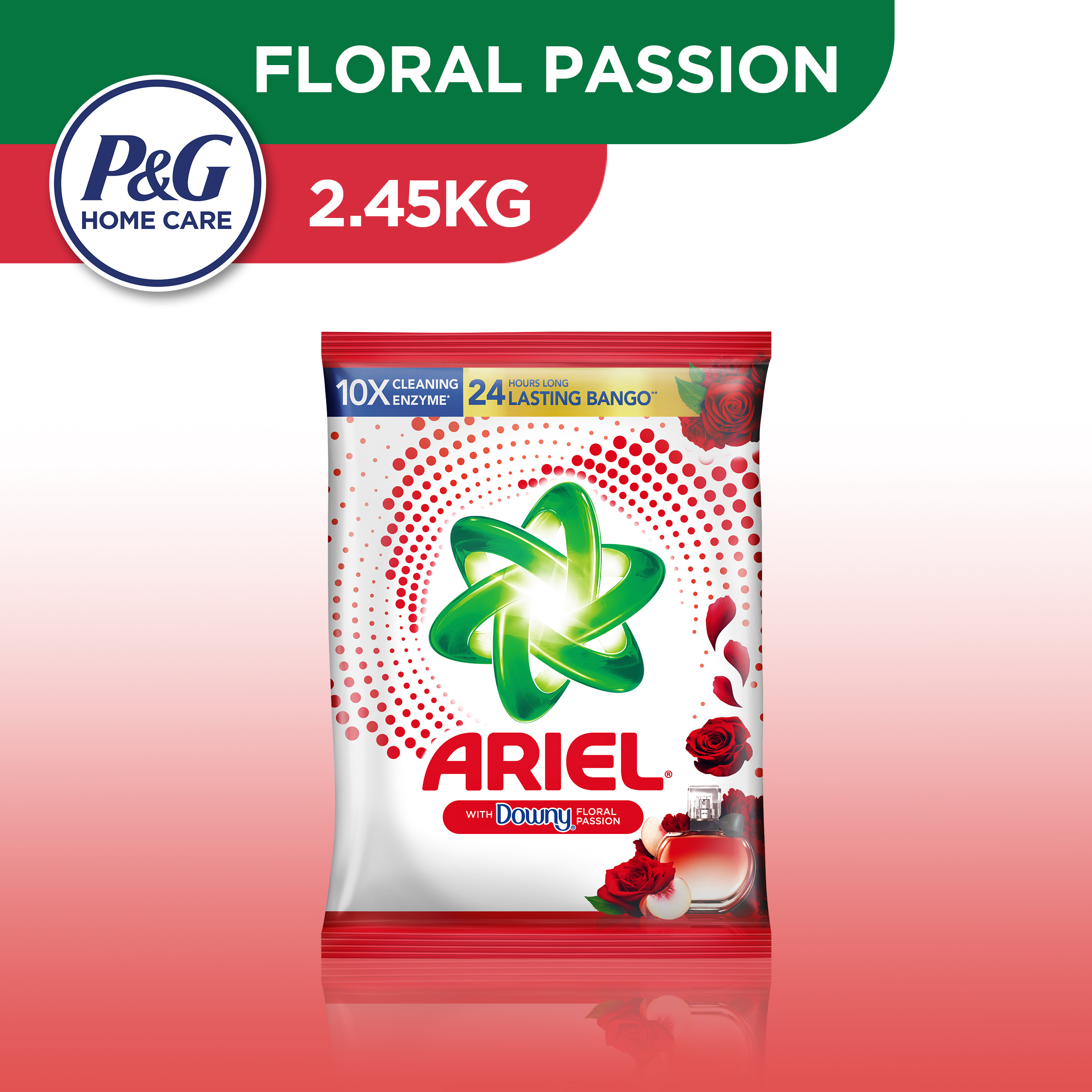 Ariel Powder Detergent Sunrise Fresh Floral Passion Golden Bloom 2.45KG ...