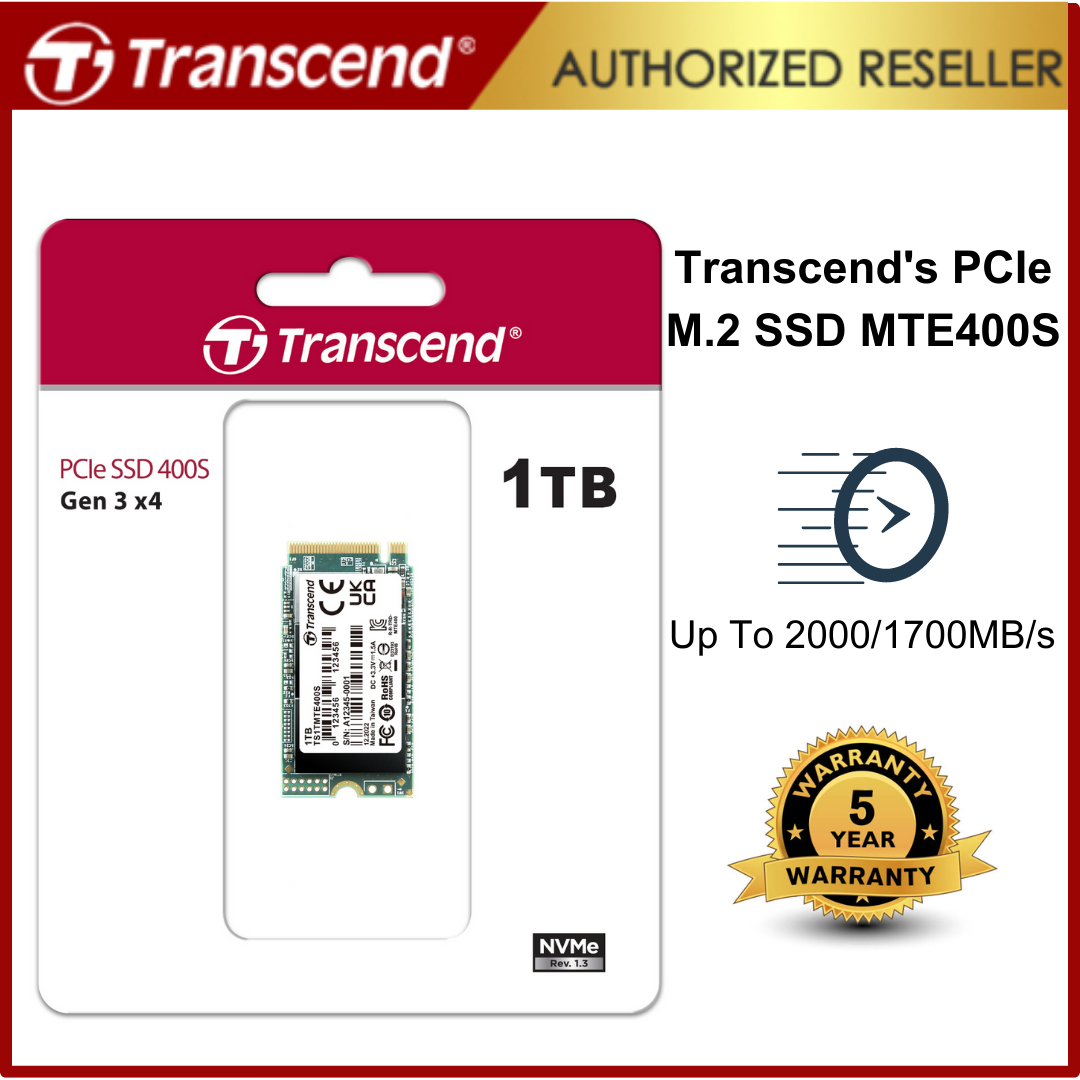TRANSCEND PCIe NVMe M.2 SSD 400S 2242 2T/1T/512GB/256GB/COMPUTER | SLIM ...