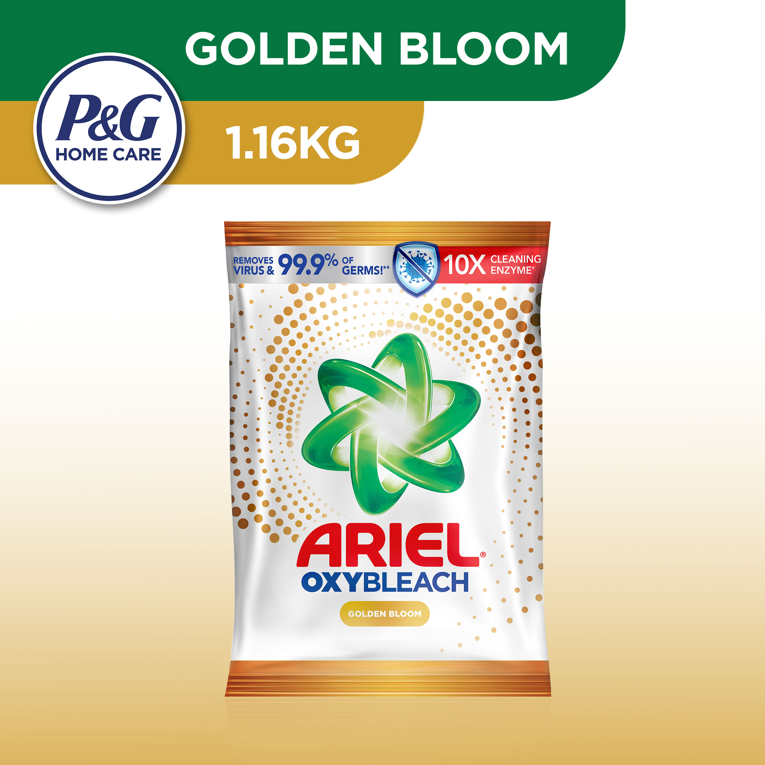 Ariel Powder Detergent Sunrise Fresh Floral Passion Antibac Golden ...