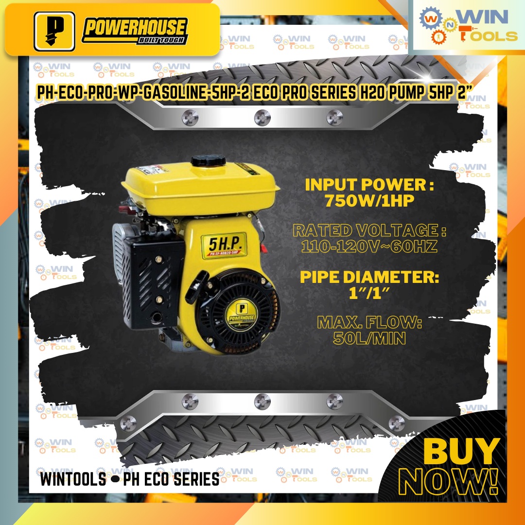 PH-ECO-PRO-WP-GASOLINE-5HP-2 ECO PRO SERIES H20 PUMP 5HP 2" | Lazada PH