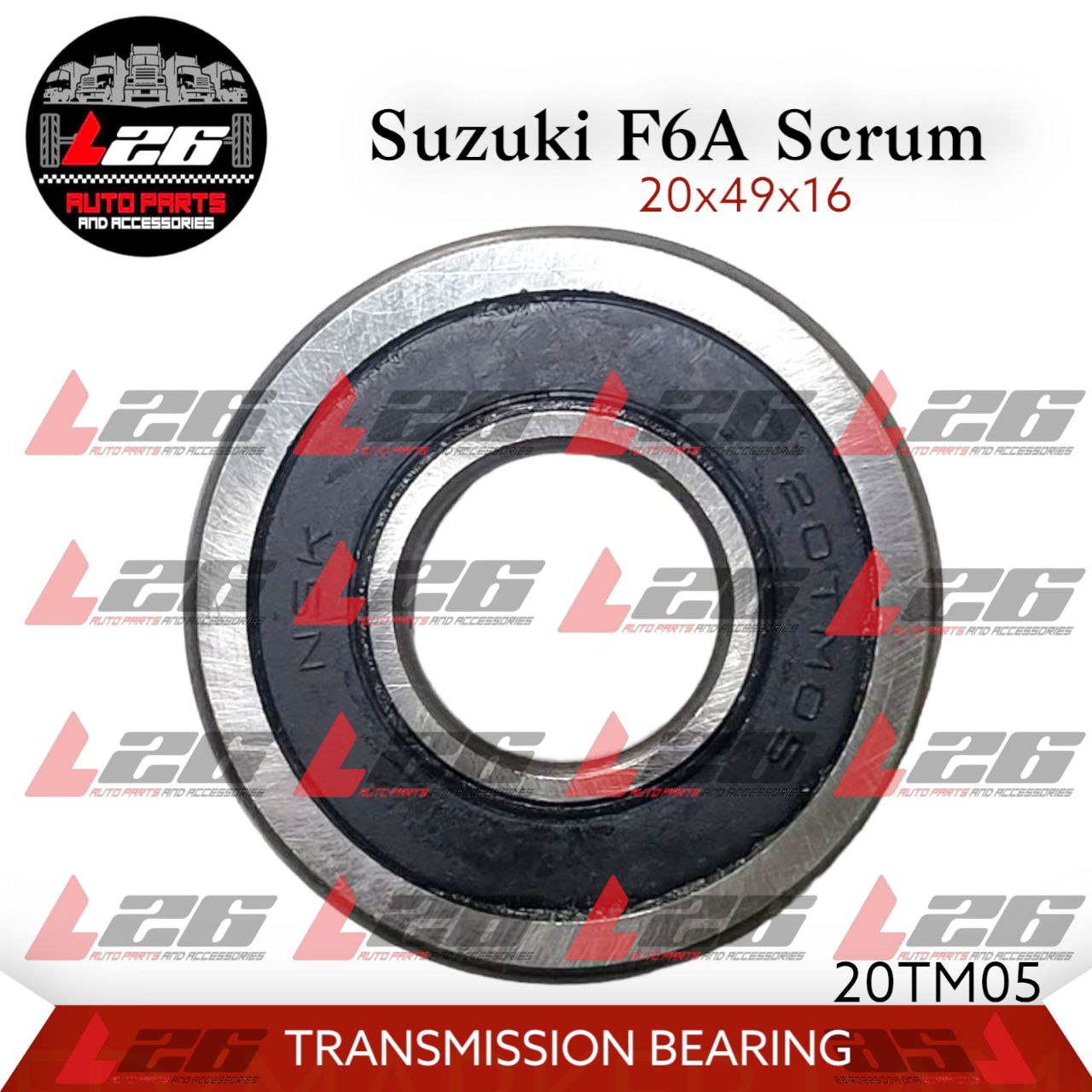 20TM05 Suzuki F6A Scrum Transmission Bearing for Suzuki F6A Scrum ...