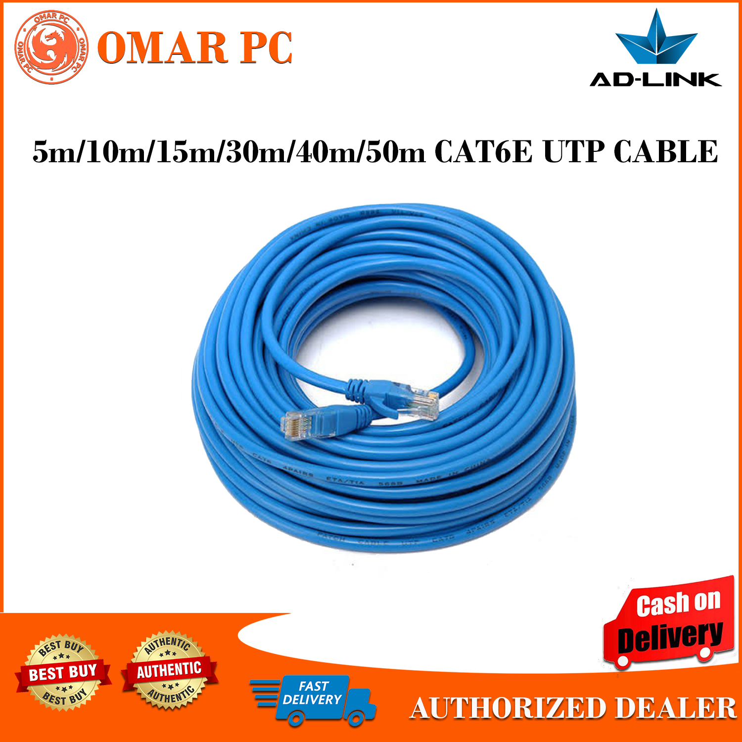 AD-LINK |CAT6E-CCA| HEAVY DUTY UTP CABLE | Lazada PH