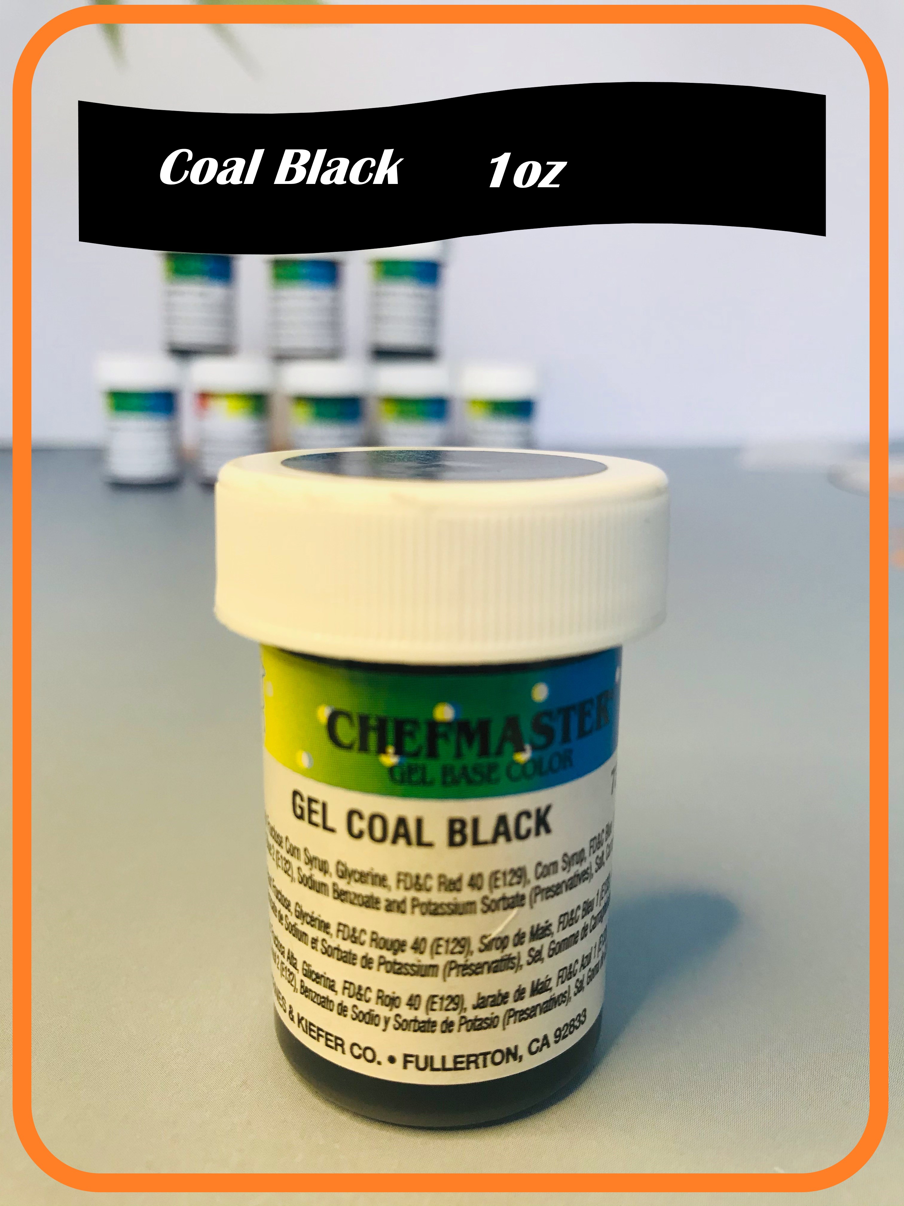 Chefmaster Gel Base Color Coal Black 1oz | Lazada PH