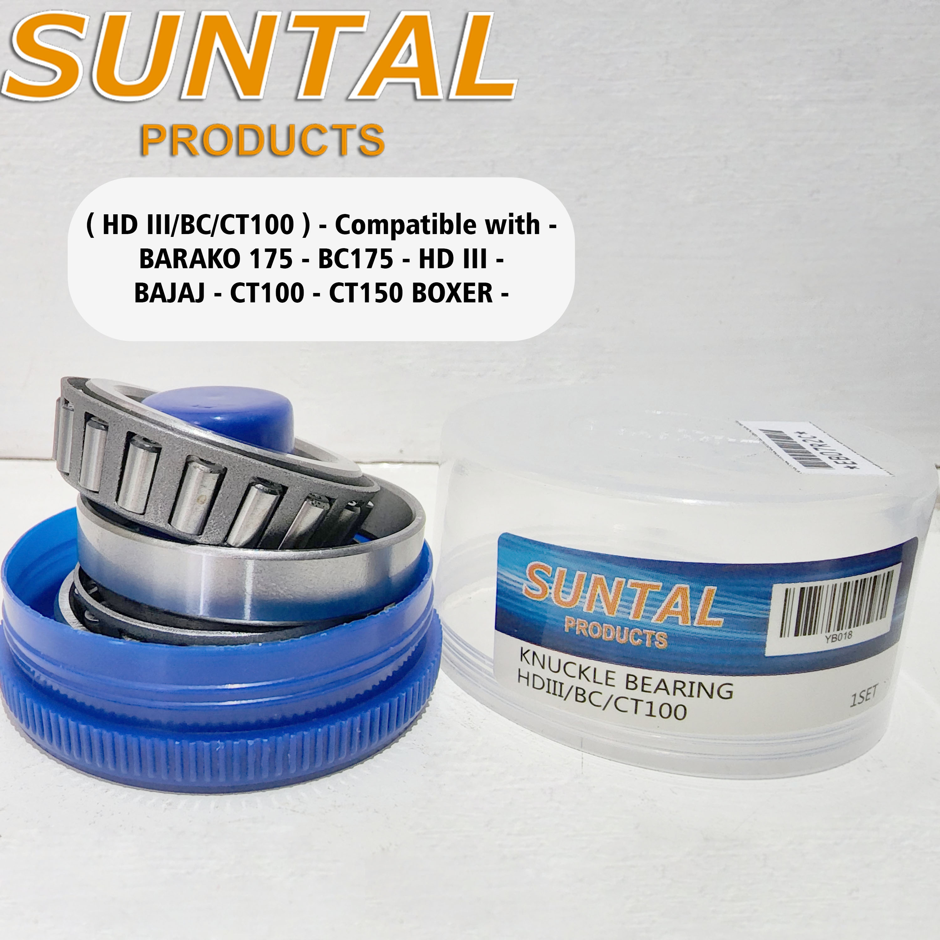 SUNTAL BALL RACE KNUCKLE BEARING SET BLUE CASE YAMAHA RAIDER150/110 ...