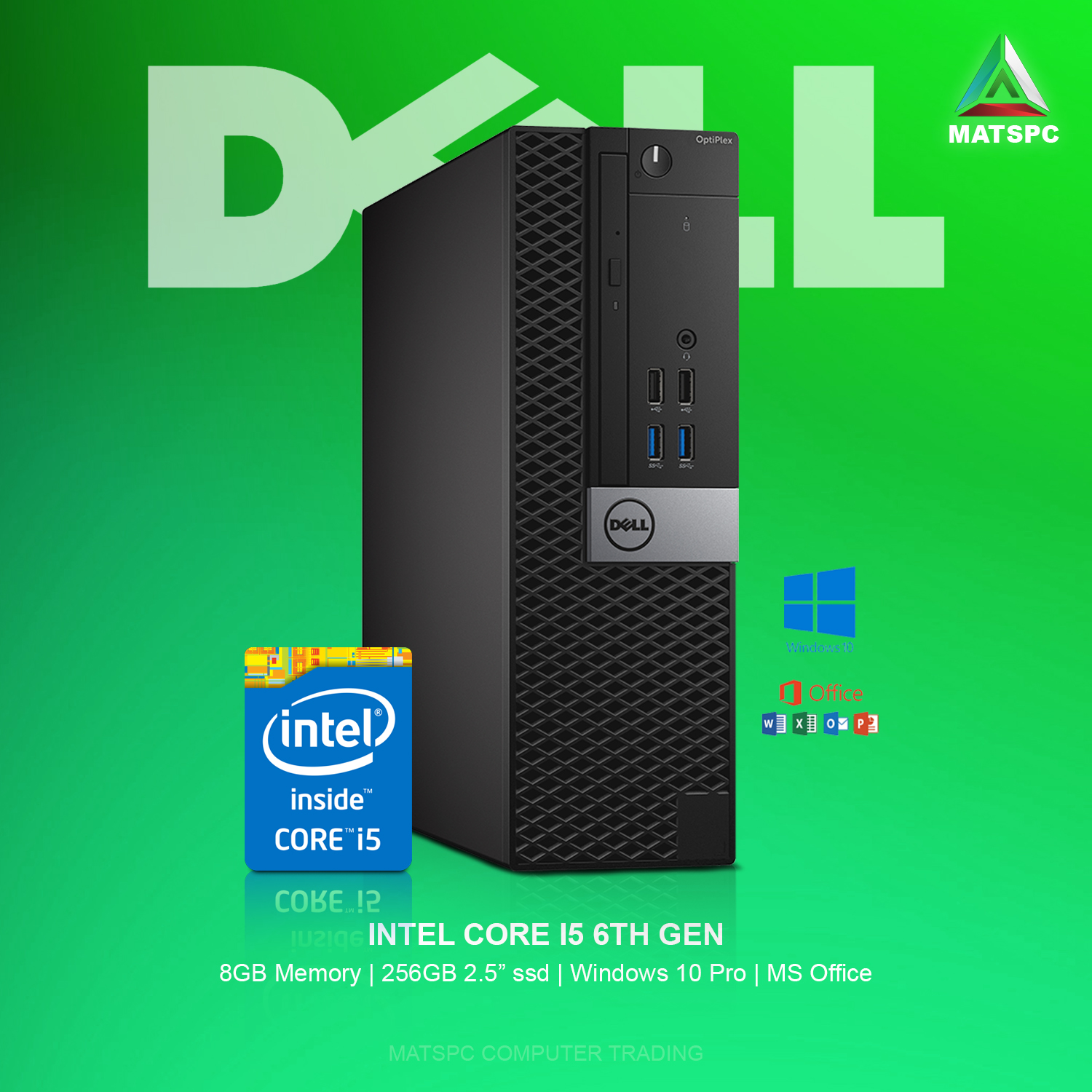 COMPUTER DELL 7040 INTEL CORE I5 & i7 7TH GEN SMALL FORM FACTOR SFF ...