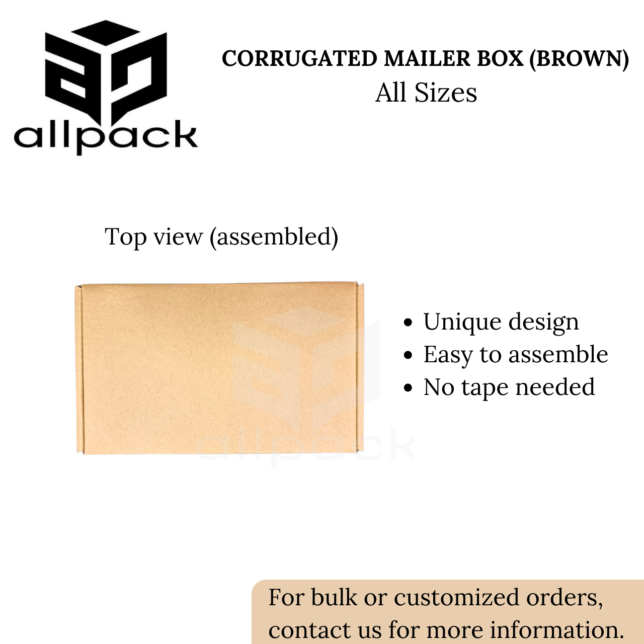 Corrugated Mailer Boxes T0 T1 T2 T3 T4 T13 | Lazada PH