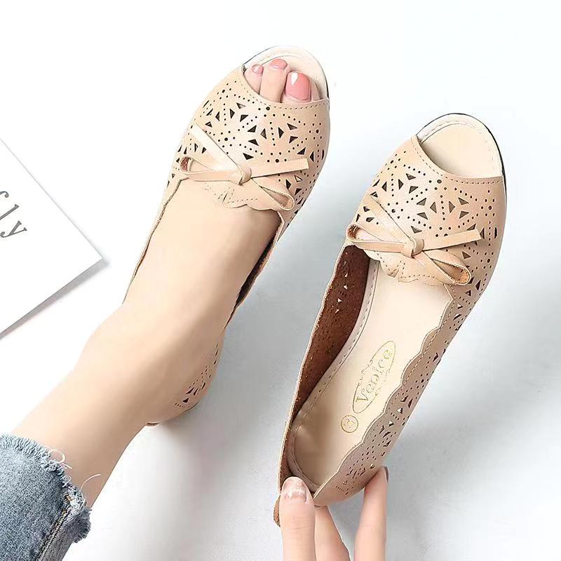 Korea's new fashion trend comfortable and beautiful ladies sandals ...