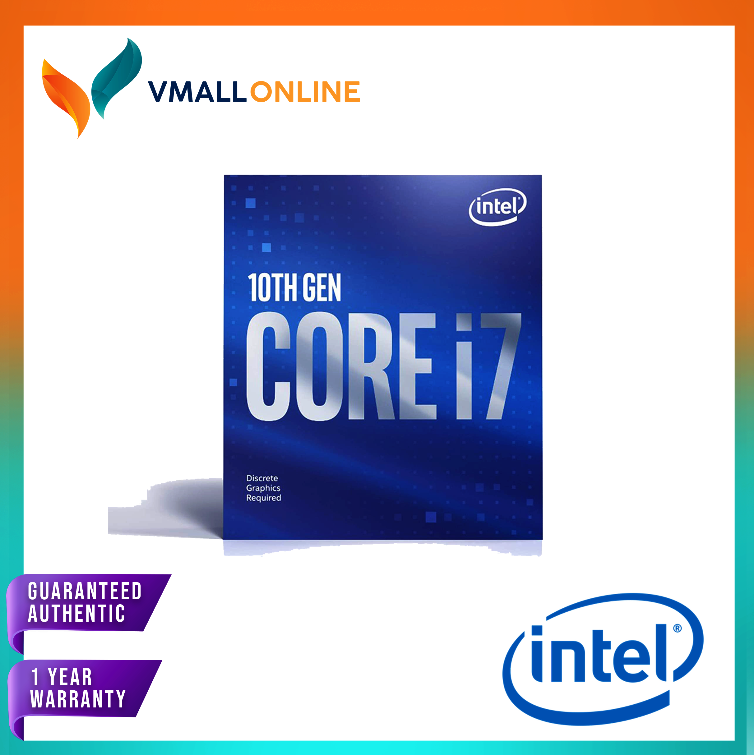Intel Core i7 10700F Desktop Processor 8 Cores up to 4.80 GHz LGA 1200 ...
