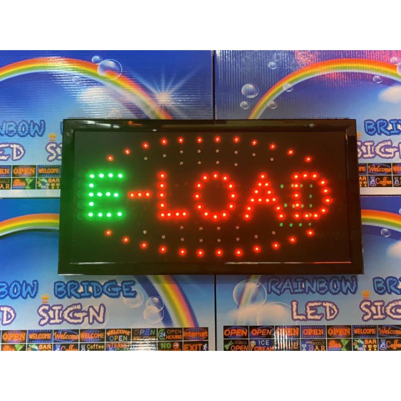 E-LOAD - RAINBOW BRIDGE LED SIGNAGE (New-Small) #SIZE: W48cm #993 ...