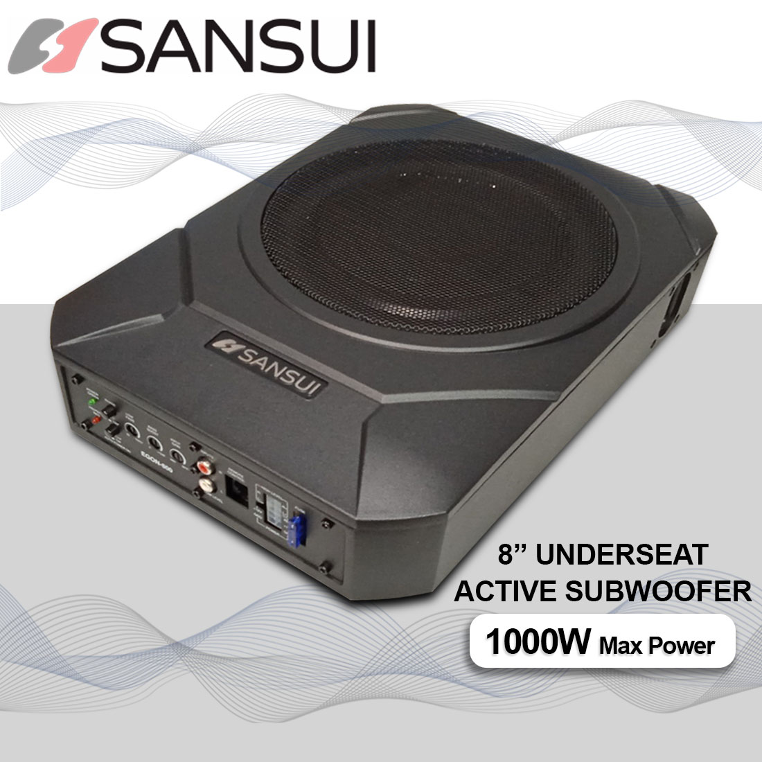 SANSUI 8" UNDERSEAT ACTIVE SUBWOOFER "EGON 800" | Lazada PH