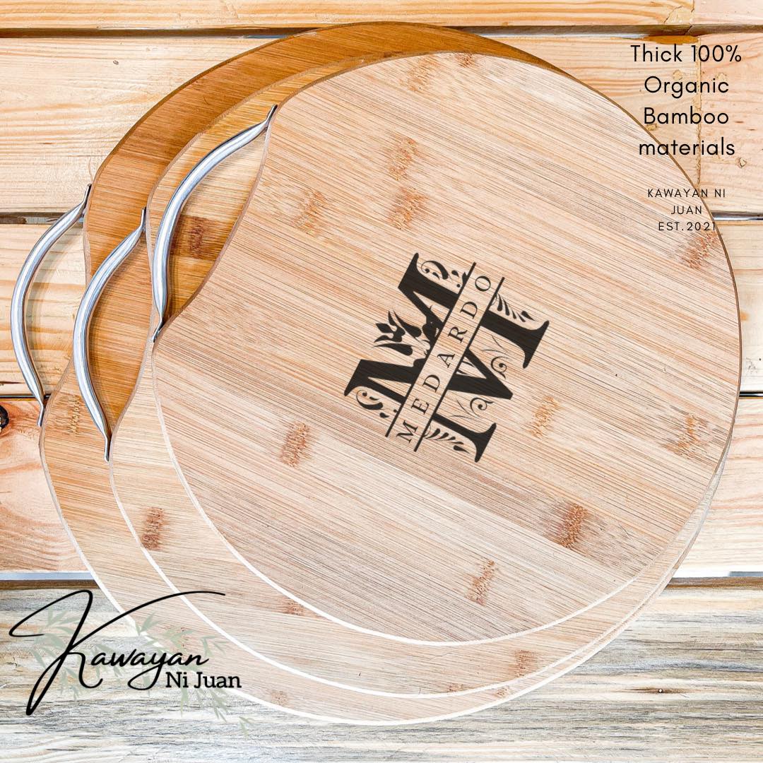 Personalized Round Chopping Board, Cutting Board, Serving Board ...