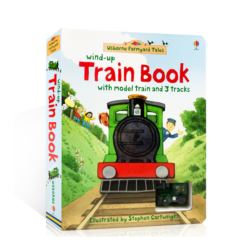 English original genuine wind up train windup train Usborne rainbow ...