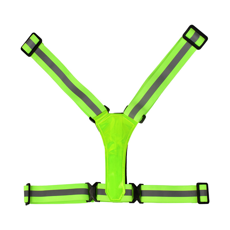 （HOT)LED Illuminated Vest Highlight Reflective Gallus Outdoor Night Run ...