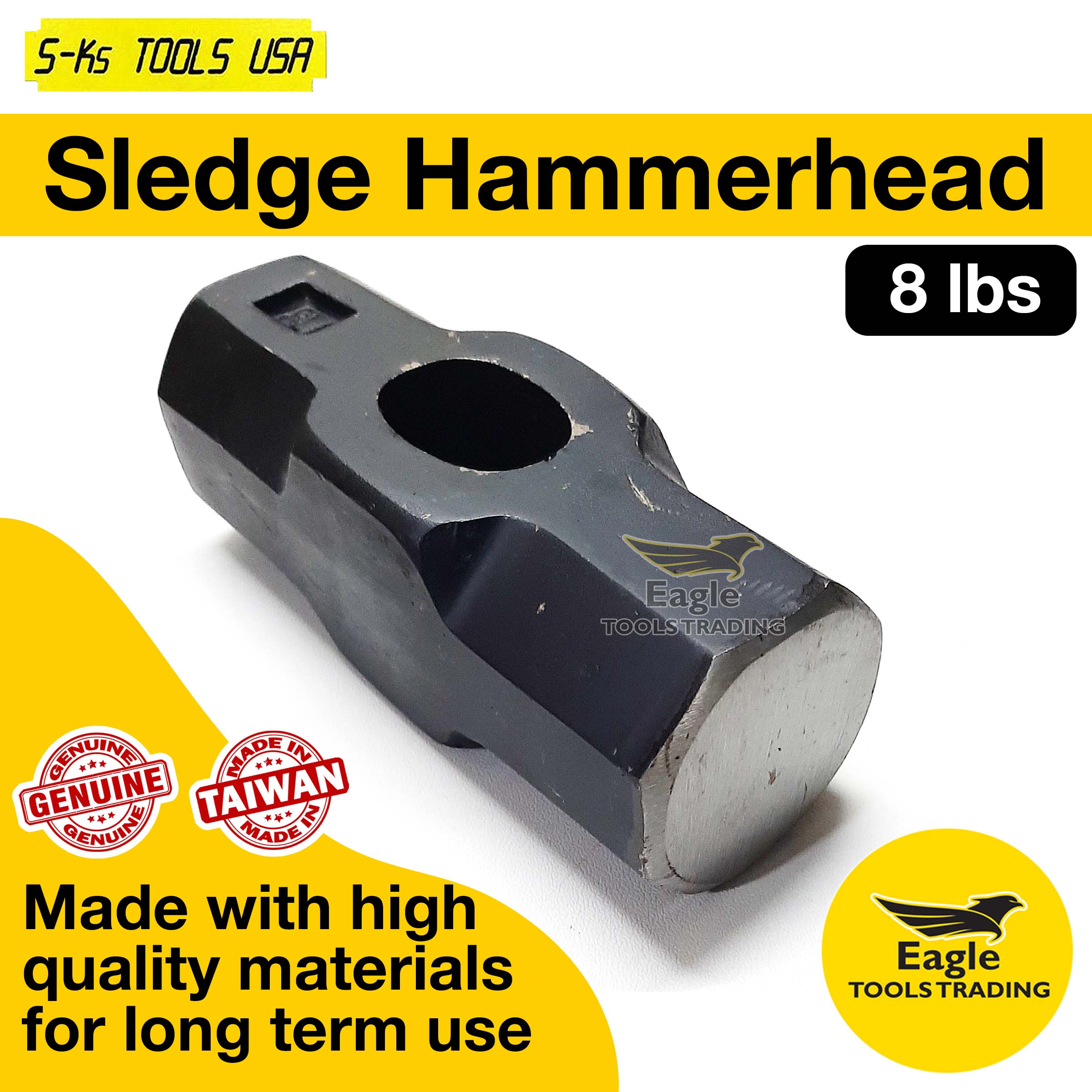 S-Ks Tools USA Sledge Hammerhead 8 Lbs | 8 pounds | Hammer head ...