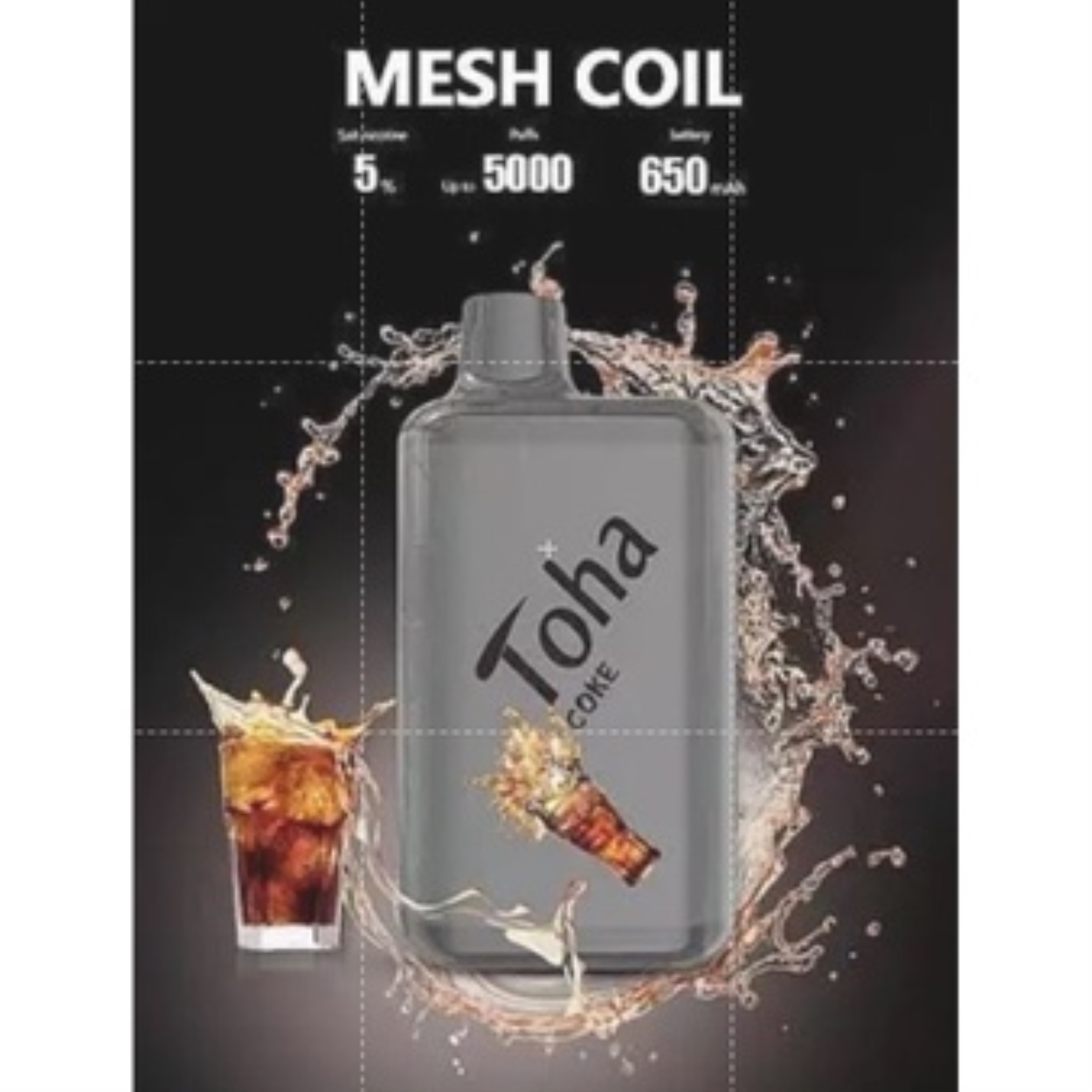 VAPE Disposable vape ☞TOHA 5000Puffs / DISPOSABLE VAPE / RECHARGEABLE ...