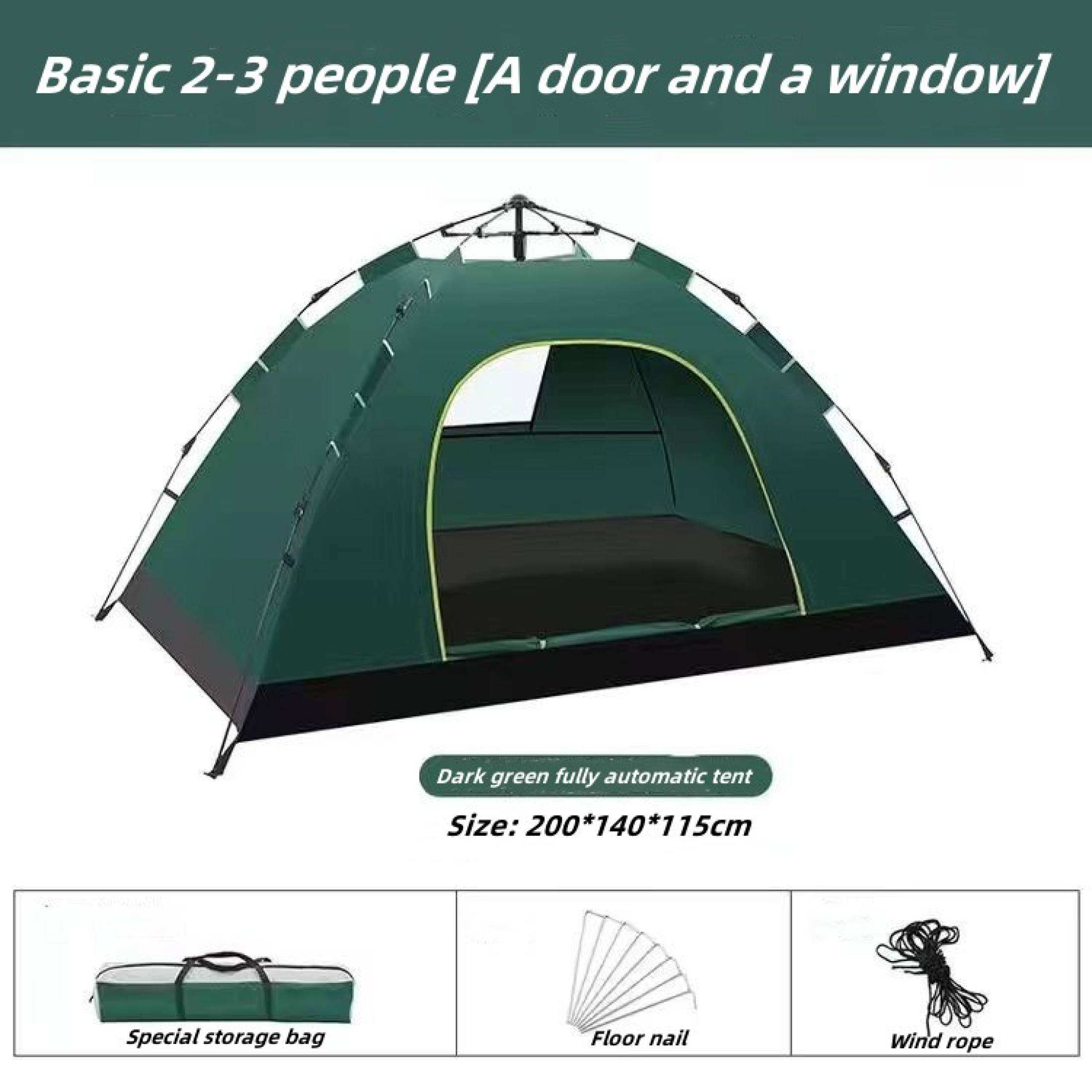 COD Outdoor Heavy Duty Camping Tent 3 To 4 Person Large Waterproof ...