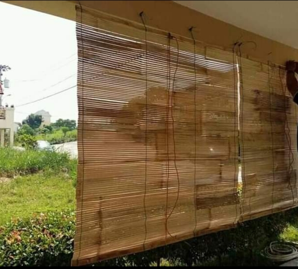 BAMBOO BLINDS SOLID BAMBOO 6X5FT / NATIVE BLINDS | Lazada PH