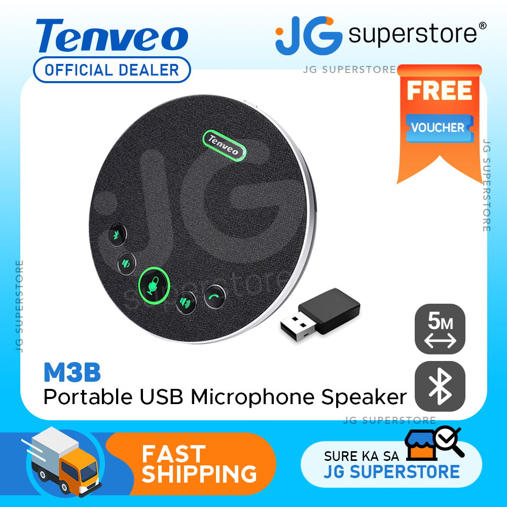 Tenveo M3B Portable Omnidirectional USB Microphone Speaker with ...