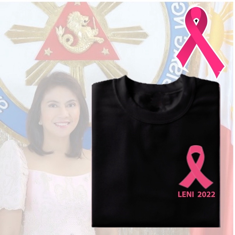 LENI ROBREDO Tshirt LENI 2022 Pink Ribbon Election Campaign The New ...