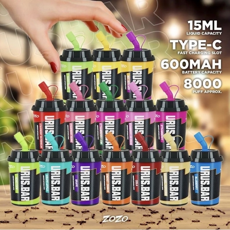vape Zozo Urus Bar 8000puff | Lazada PH
