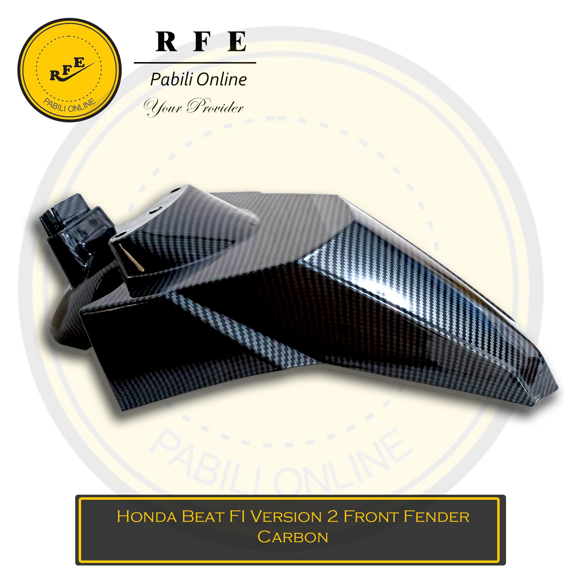 Honda Beat FI Version 2 Front Fender | Beat Street | Beat Passion Front Fender ( Carbon | Glossy ...