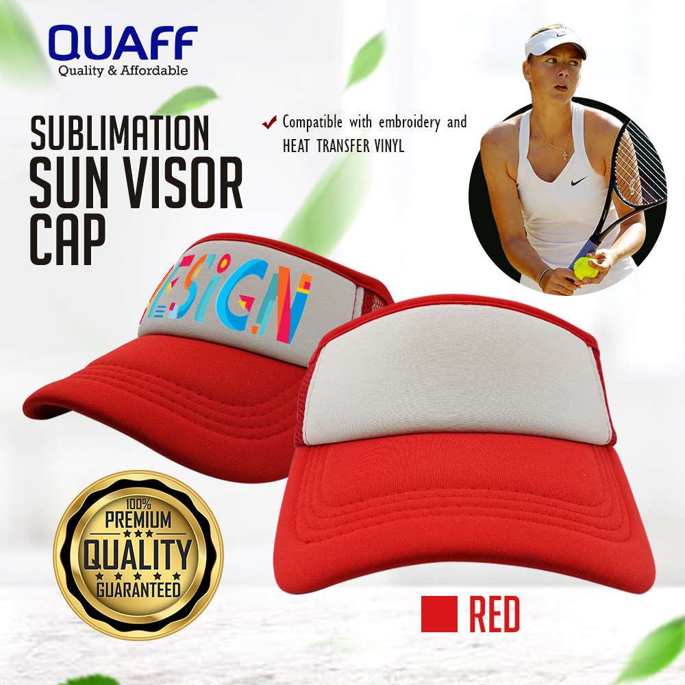 Printleaf - SUBLIMATION PRINTABLE SUN VISOR CAP | Lazada PH