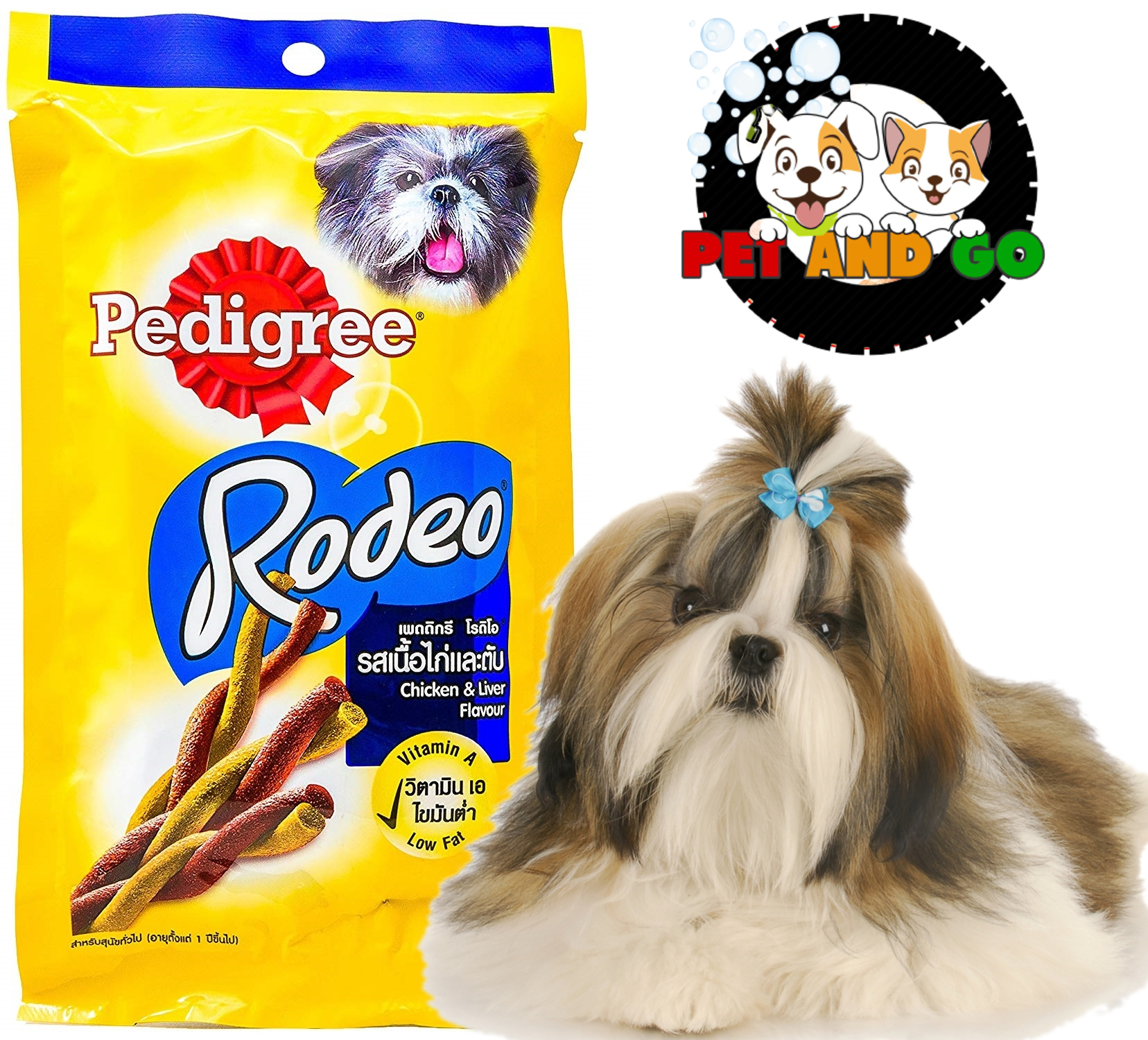 Pedigree Rodeo - Chicken & Liver Flavor 90g | Lazada PH