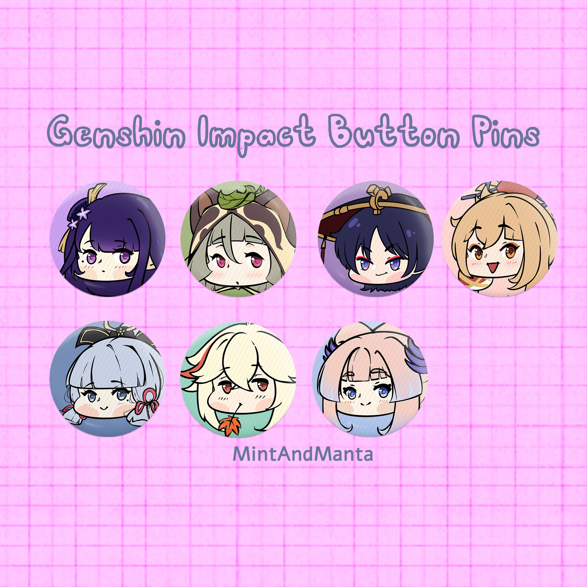 Genshin Impact - Inazuma Icon Set 1 inch Button Pins | Lazada PH