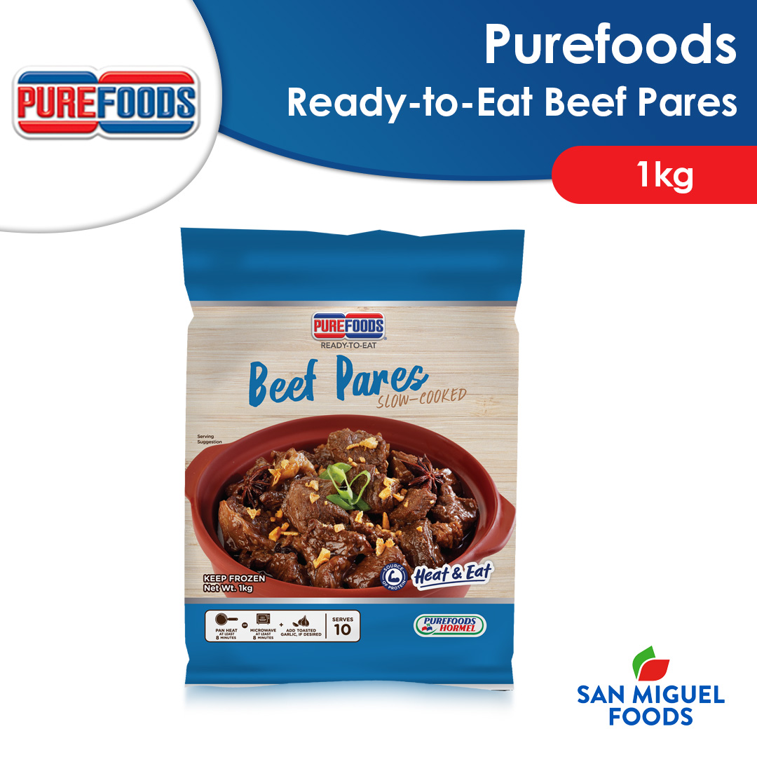 Purefoods Ready-To-Eat Beef Pares Slow-Cooked Heat & Eat 1KG | Lazada PH