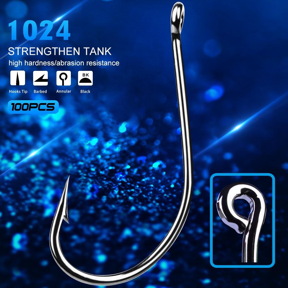 100PC Fish Hook Maruseigo Fishing Hook 1024 Series 5 6 0 Freshwater 100PC Fish Hook Maruseigo Fishing Hook 1024 Series 5 6 0 Freshwater