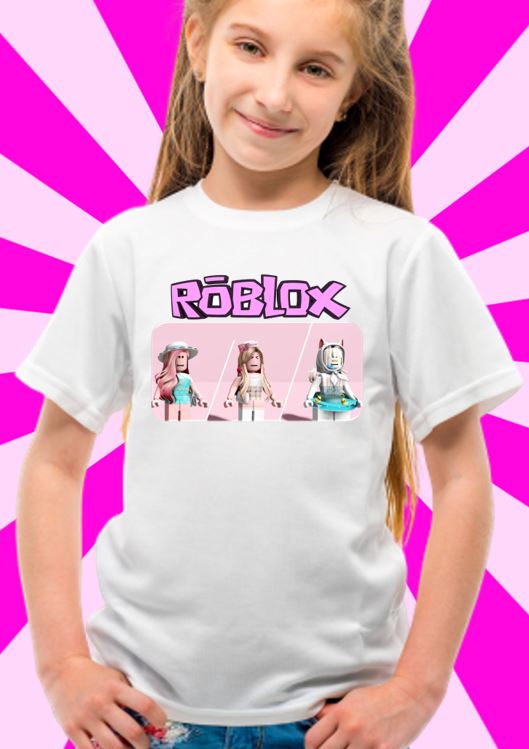 Roblox Girl character printed shirt for kids 0-12 years old | Lazada PH