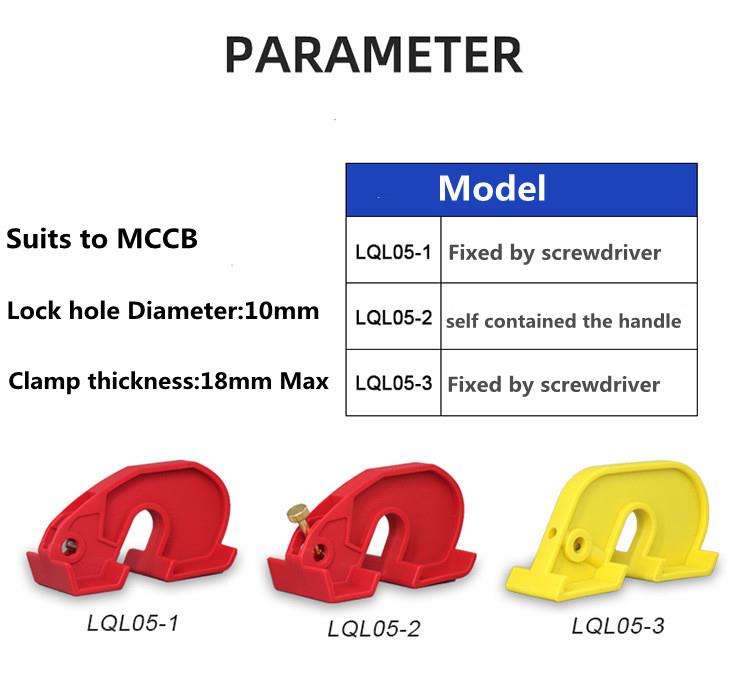 Safety Lockout ABS Big Large Molded Case Circuit Breaker MCB MCCB Lock ...