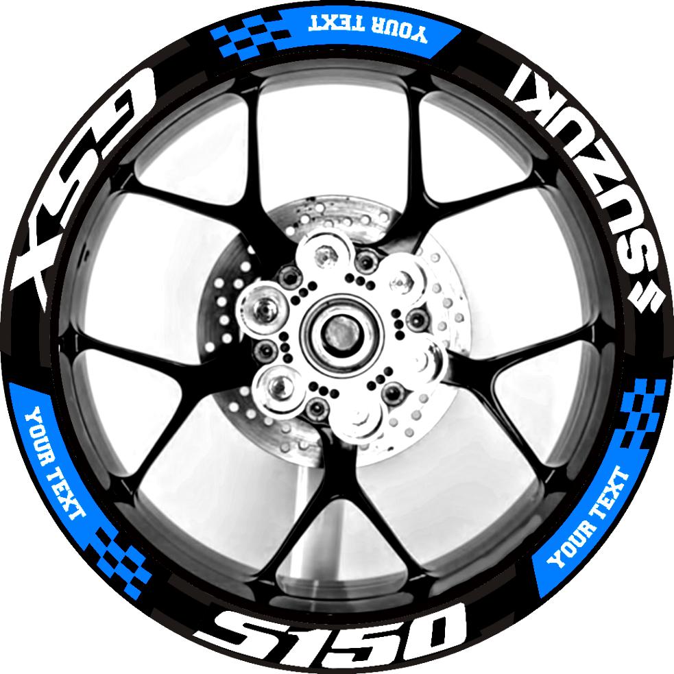 (Sticker Only) GSX Customized Mags/Rim Decal/Sticker (pair wheels ...