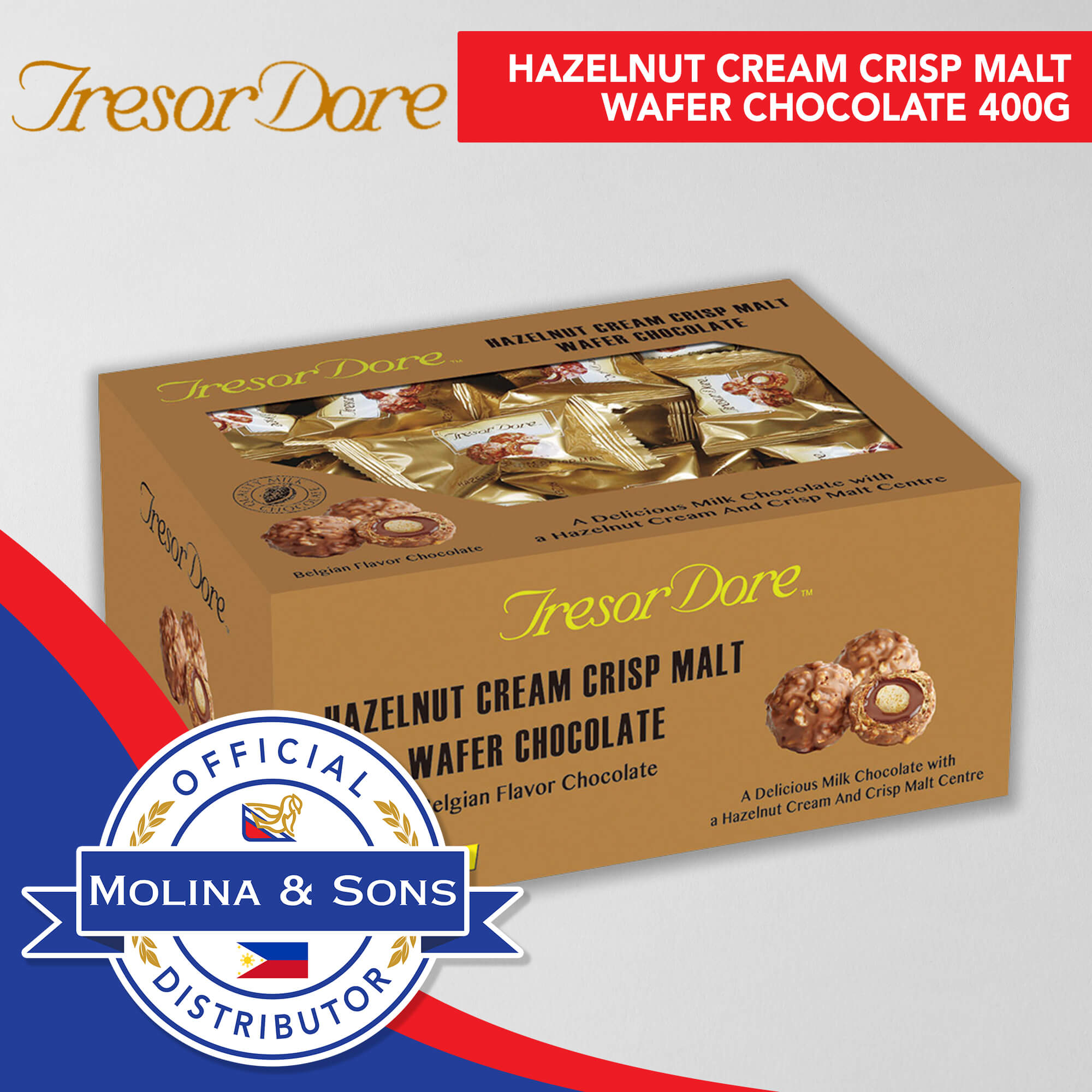 Tresor Dore Hazelnut Chocolate Truffles 400g | Lazada PH