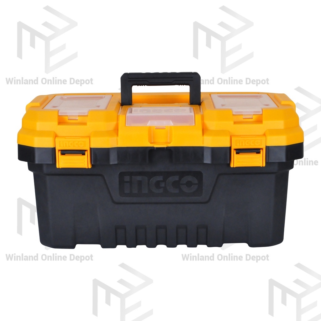 INGCO by Winland 20 inches Plastic Tool Box Storage Organizer Case ...