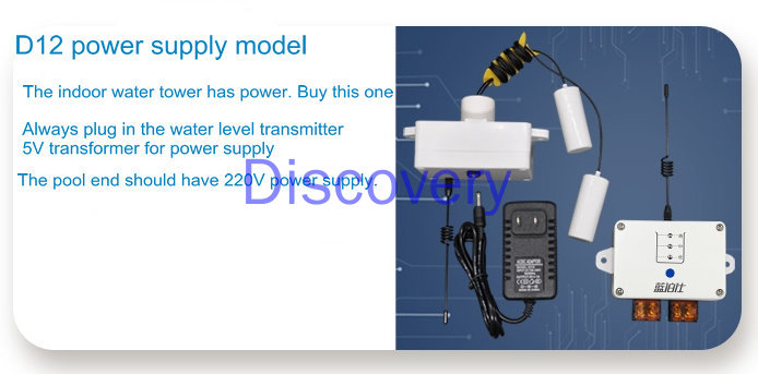 Wireless Water Level Controller Remote Control Water Tower Pool Water ...